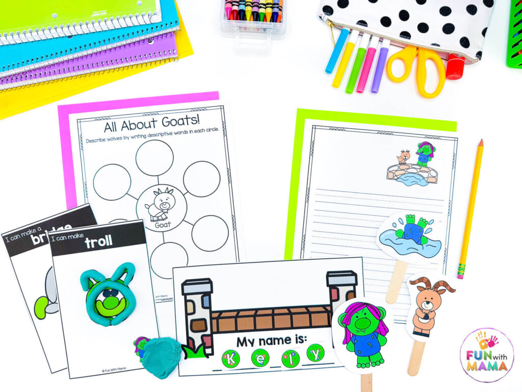 20+ Three Billy Goats Gruff Activities - Fun with Mama
