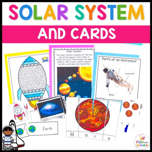 Solar System Printable Worksheets and Activities Pack - Fun with Mama