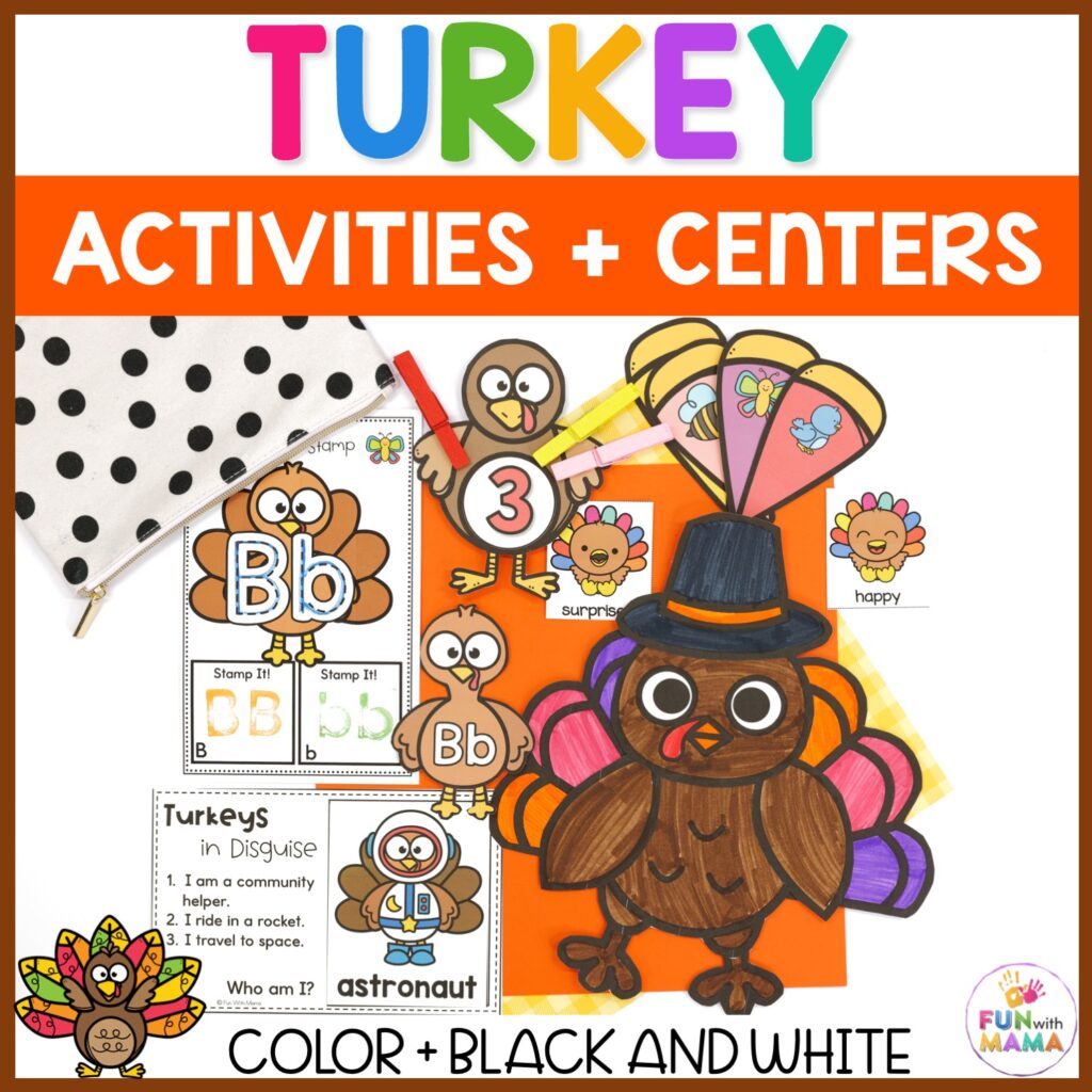 6 Free Turkey Coloring Pages - Fun with Mama