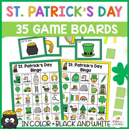 Free St. Patrick's Day Bingo Printable - Fun with Mama