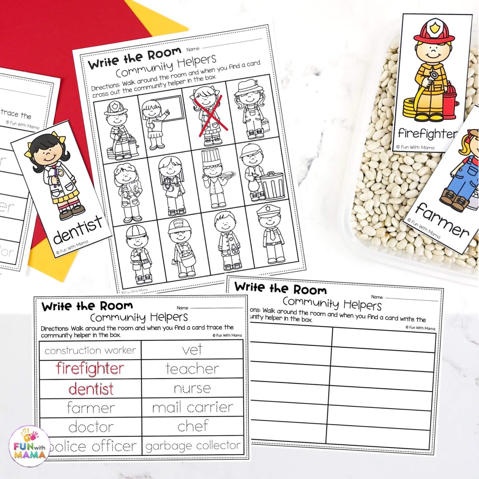 20+ Community Helpers Preschool Activities - Fun with Mama