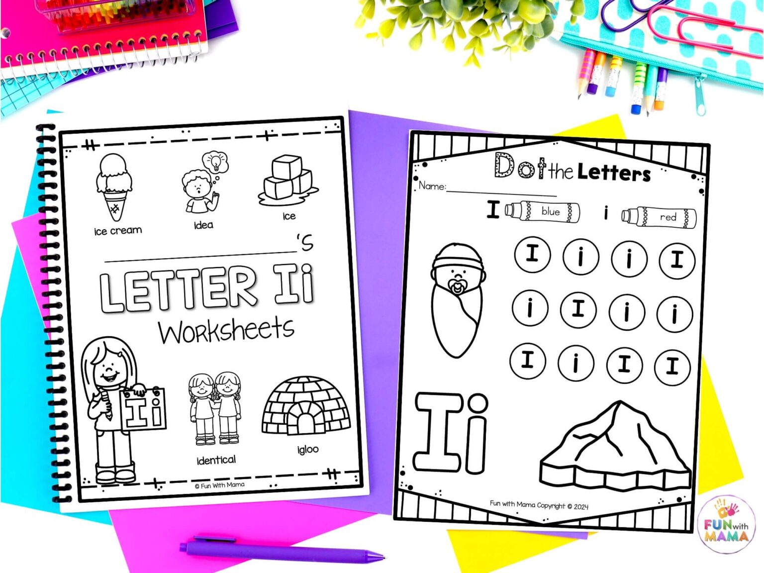 30 Free Letter I Worksheets - Fun with Mama
