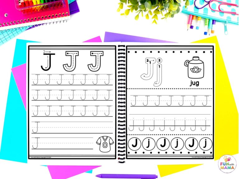 Letter J Worksheets - Fun with Mama