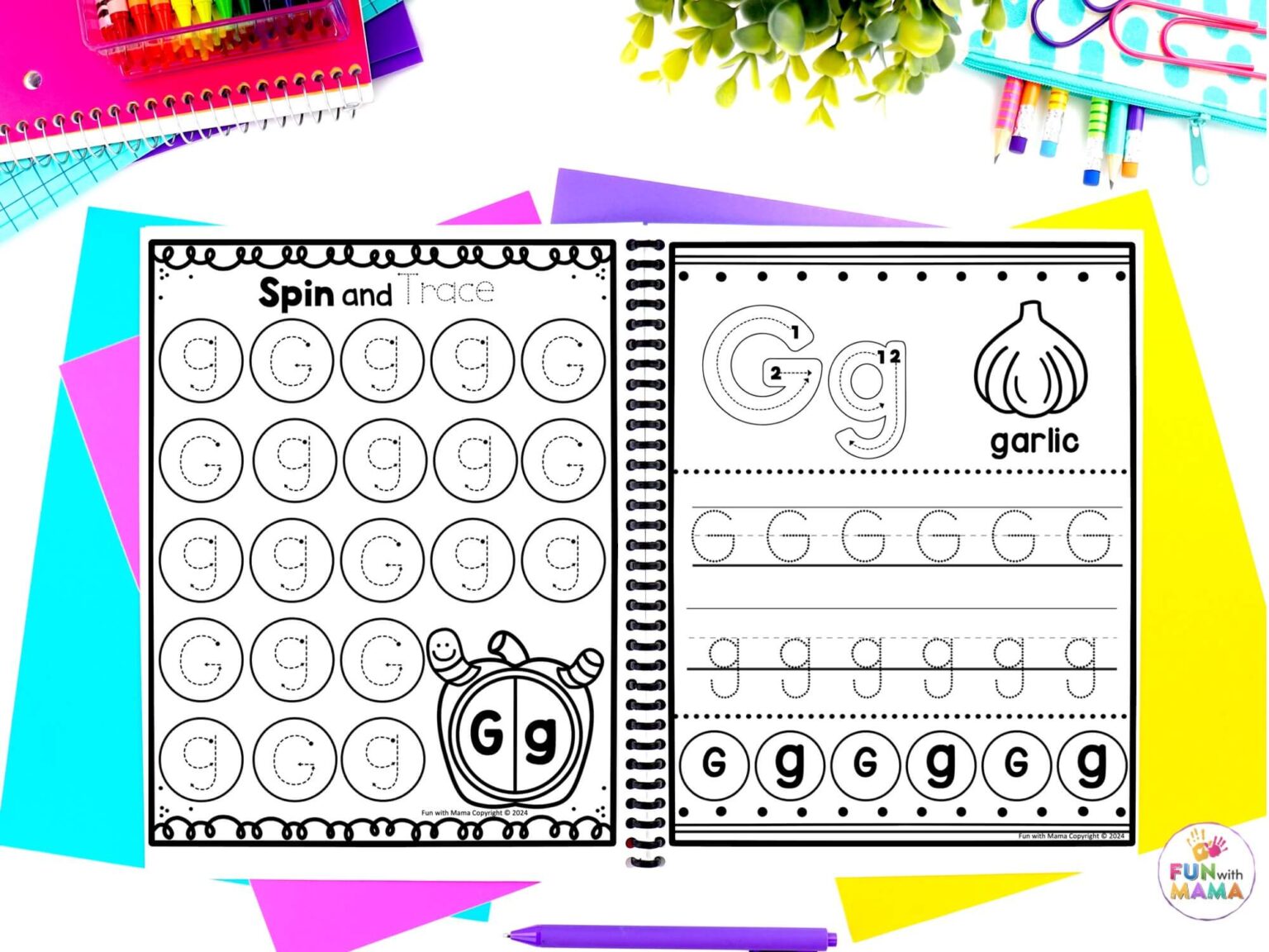 Letter G Worksheets - Fun with Mama