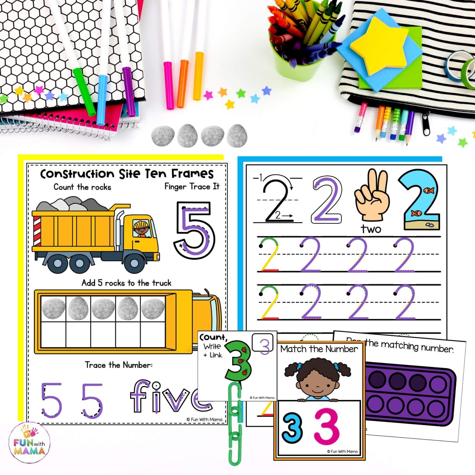 26+ Number activities for preschoolers - Fun with Mama