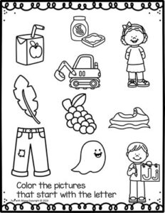 Letter J Worksheets - Fun with Mama