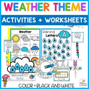 Weather Activities For Preschoolers - Fun with Mama
