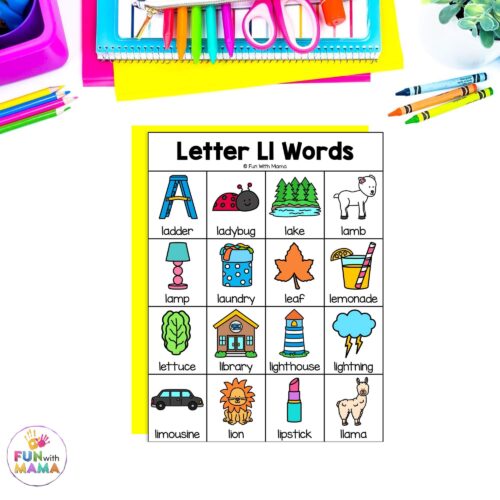 Letter L Activities + Worksheets (Includes Free Pack) - Fun with Mama