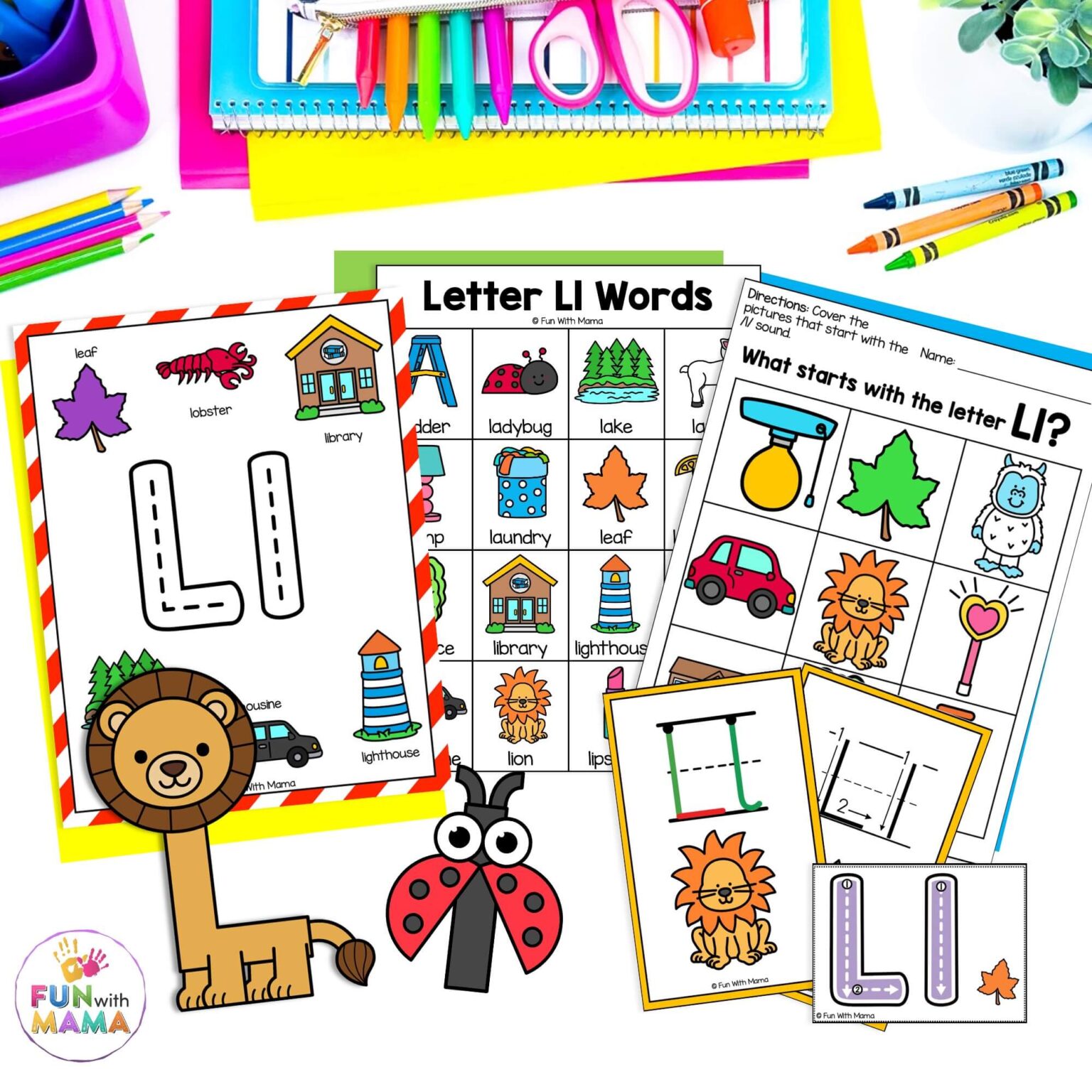 Letter L Activities + Worksheets (Includes Free Pack) - Fun with Mama