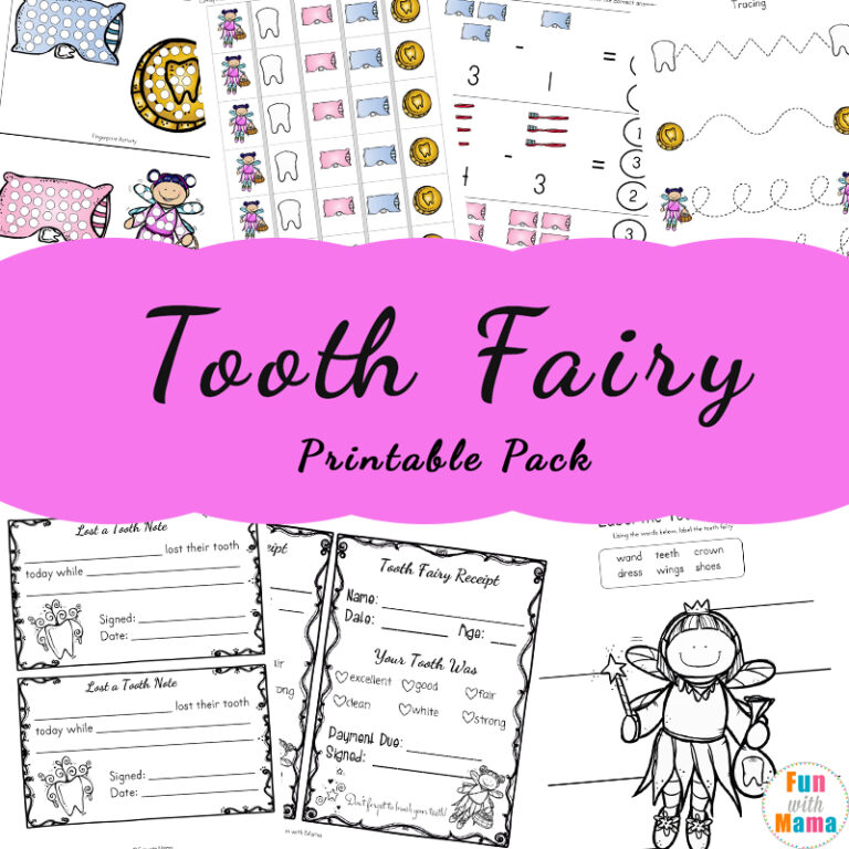 Tooth Fairy Ideas and Activities With Printable Tooth Fairy Letter ...