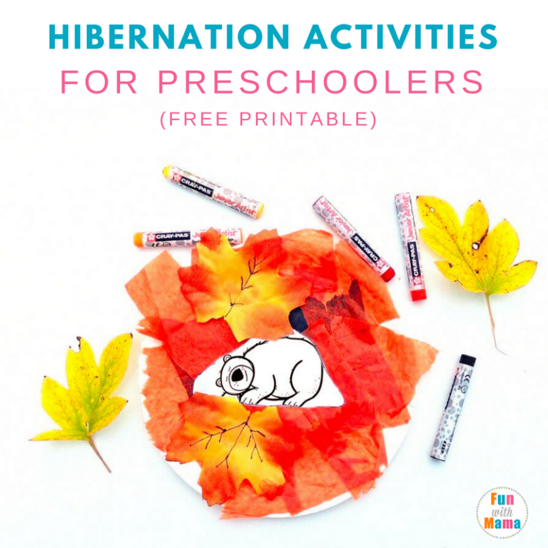 Hibernation Activities For Preschoolers - Fun with Mama