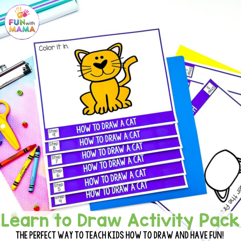 Learn To Draw Activity Pack - Fun with Mama