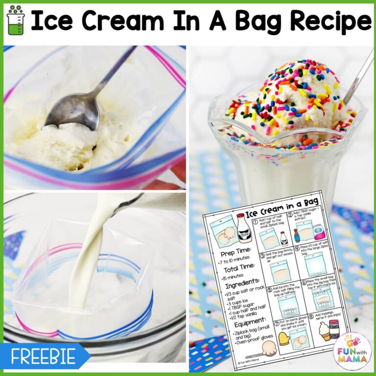 How To Make Ice Cream In A Bag (+ FREE PRINTABLE)