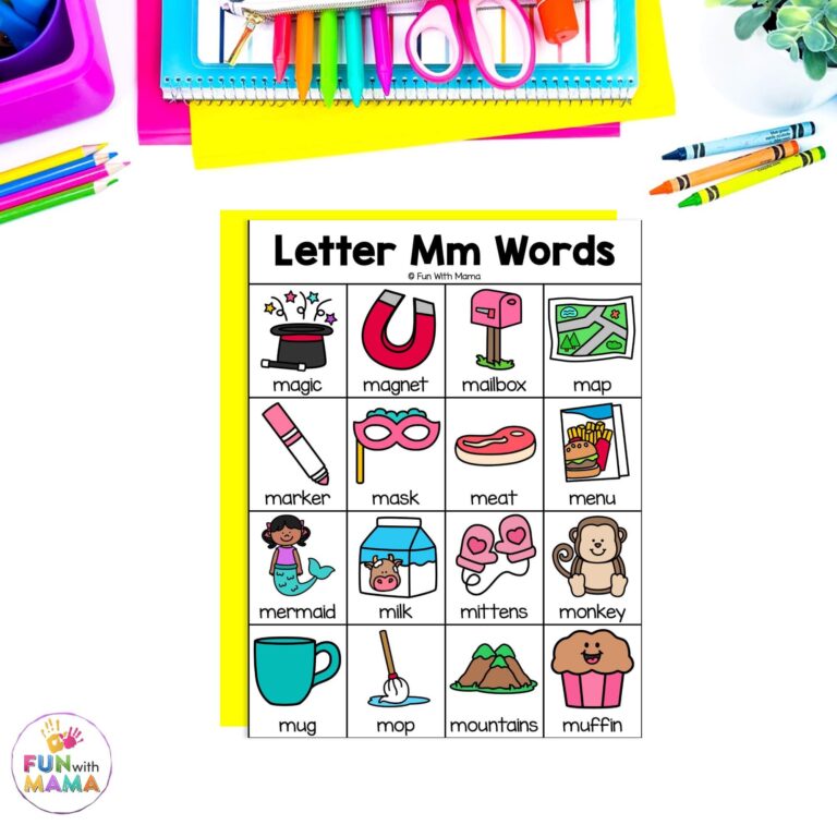 33+ Letter M Activities and Worksheets - Fun with Mama