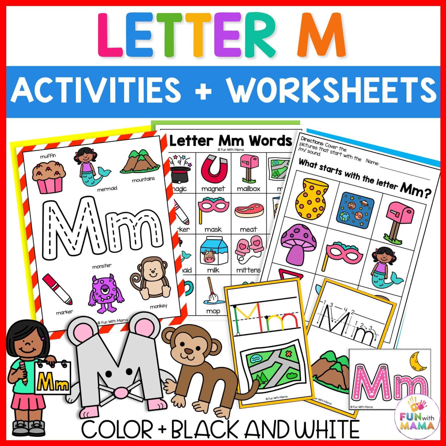 33+ Letter M Activities and Worksheets - Fun with Mama